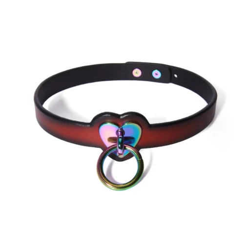Colorful Heart Collar (Orange) - Unlockmee